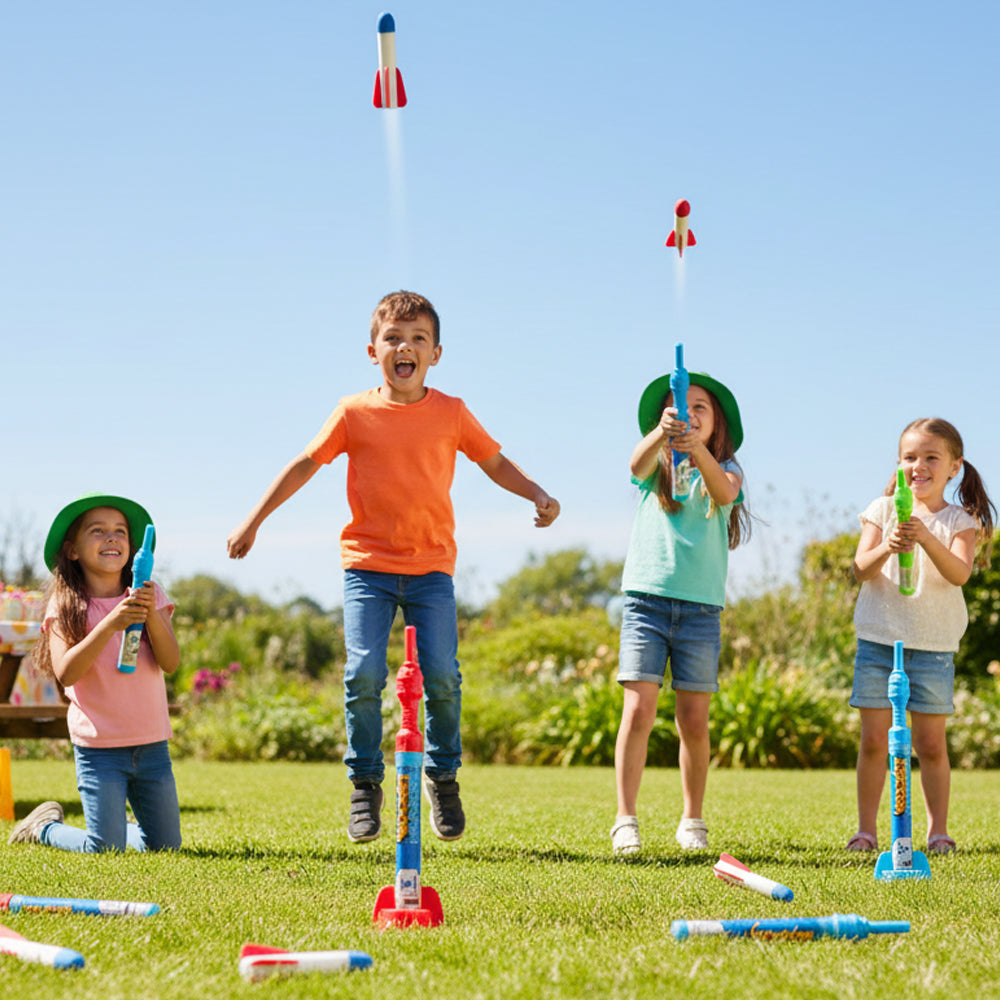 Rocket Launcher with Foam Rockets 60cm - Space Party Toy - Party Packs