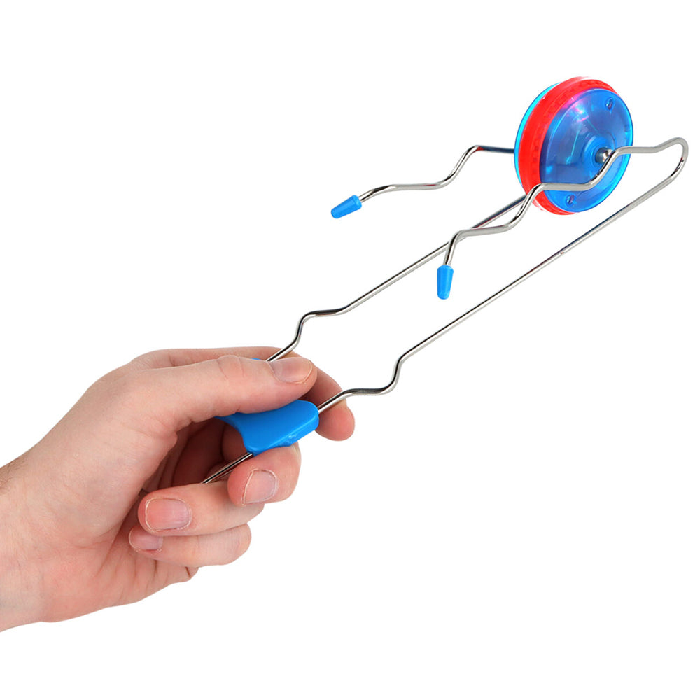 Light Up Magnetic Wheel Spinning Gyro Toy - Assorted Colours - Each ...