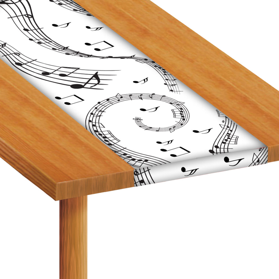 Musical Notes Paper Table Runner - 120cm x 30cm – Party Packs