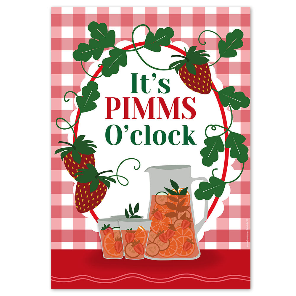 Pimms O'Clock Poster - A3 – Party Packs