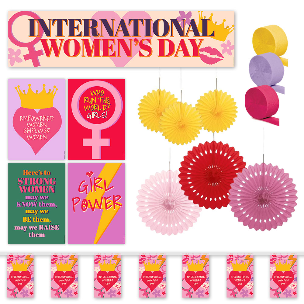 International Women's Day Decoration Pack – Party Packs
