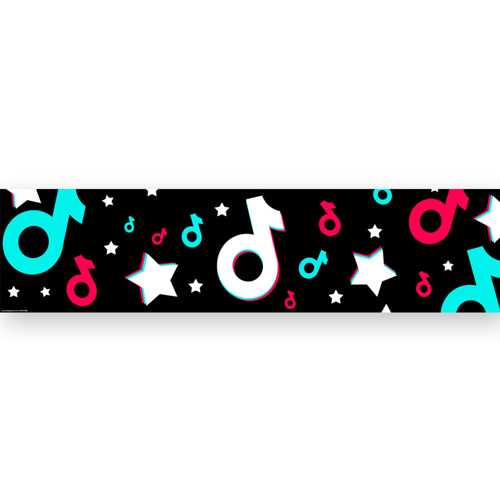 Tik Party Banner Decoration - 1.2m | Party Packs