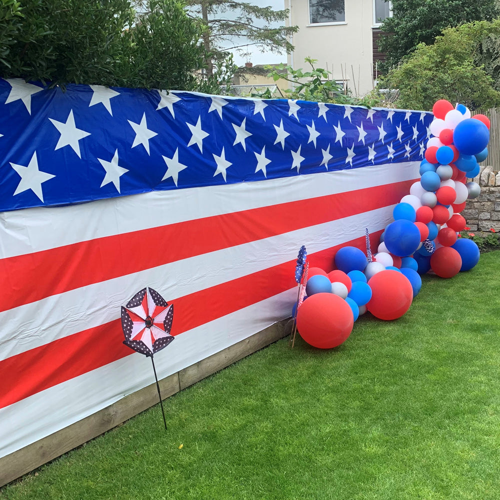 American Flag Backdrop - 9.14m - Pack of 2 – Party Packs