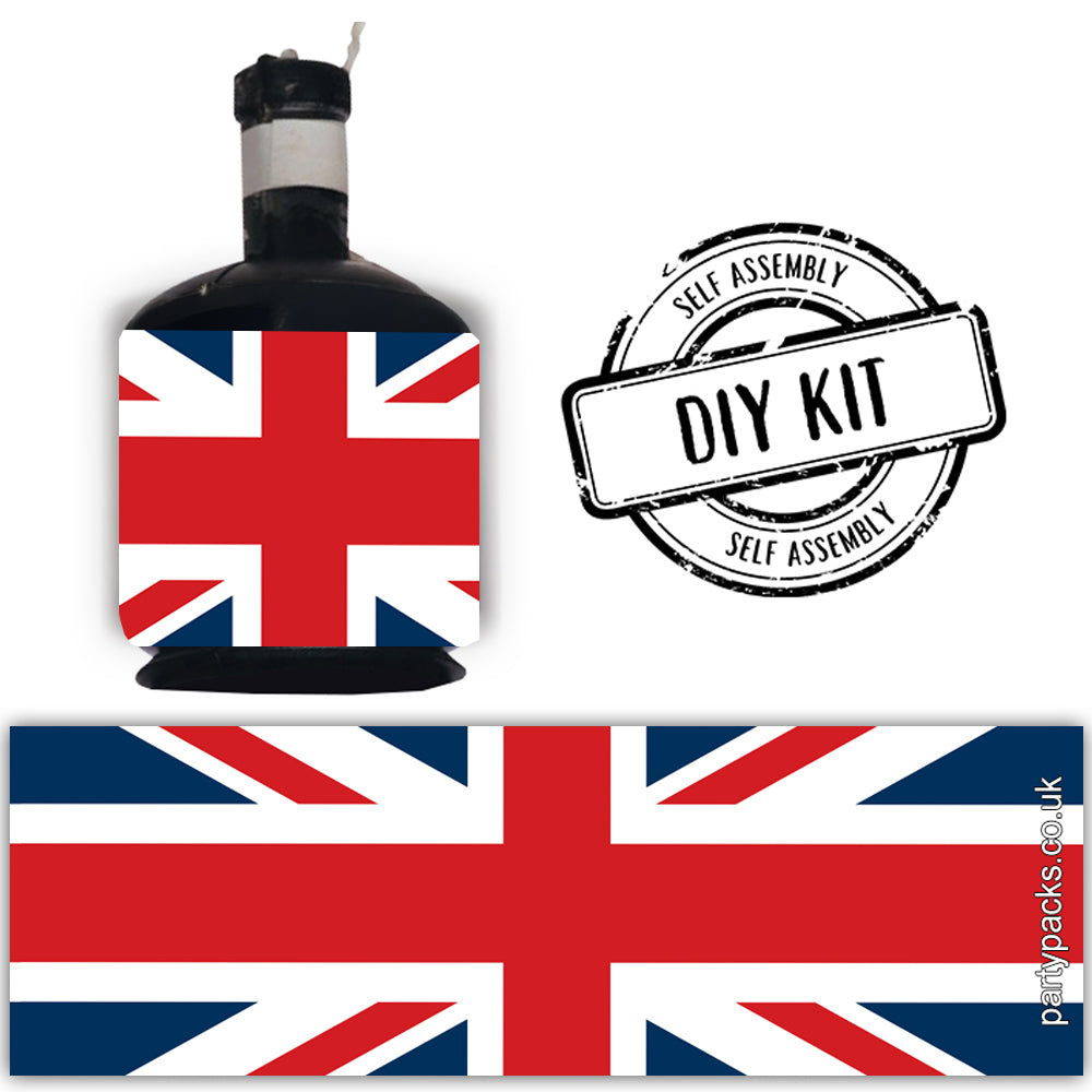 Union Jack Flag Party Poppers - British Tableware | Party Packs