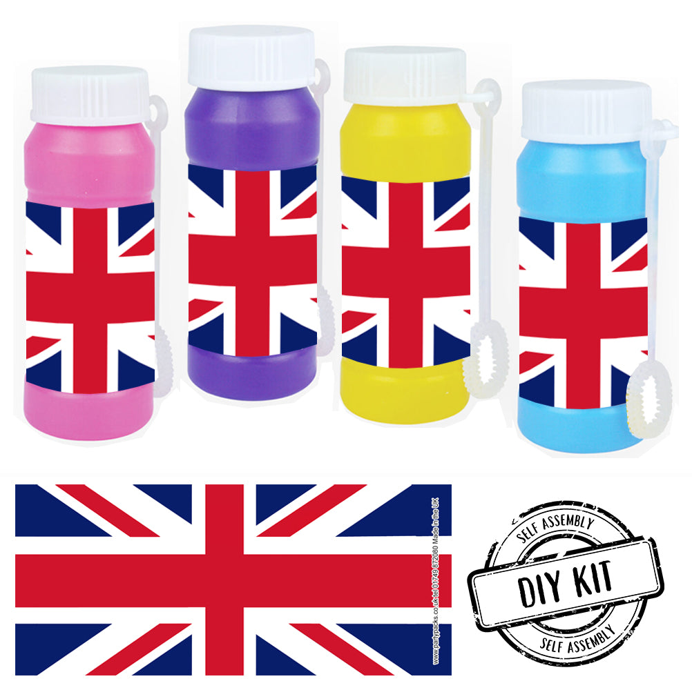 Union Jack Flag Bubbles - British Party Favours | Party Packs