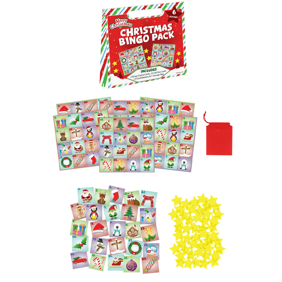 Christmas Bingo Game – Family Fun Party Game | Party Packs