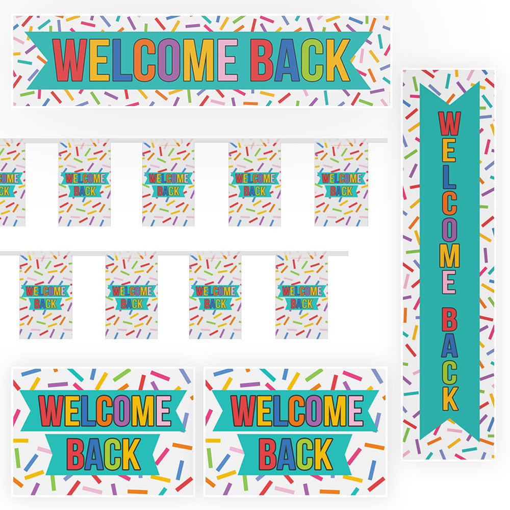 Welcome Back Paper Decoration Pack | Party Decorations | Party Packs