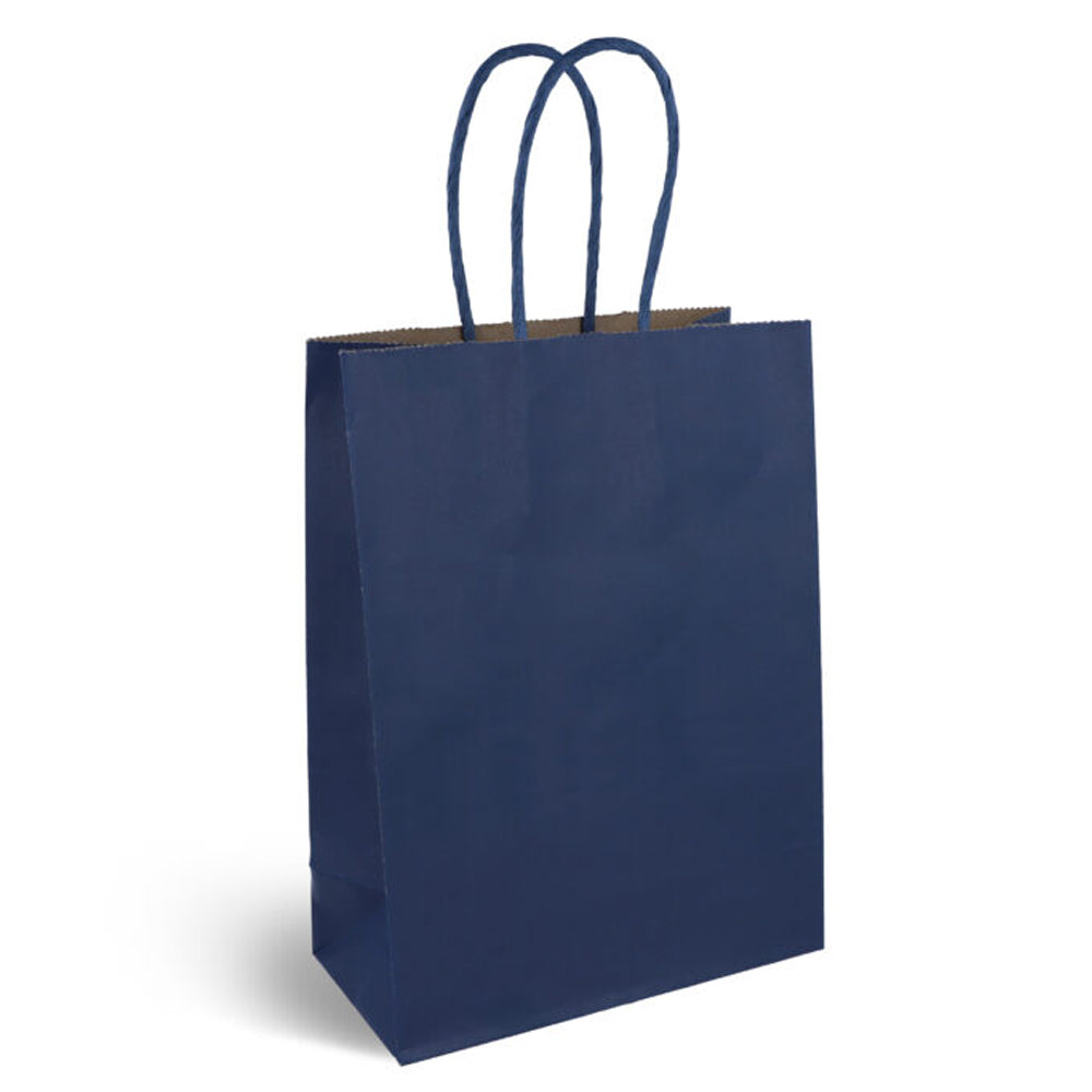 Navy Blue Paper Party Bags 22cm | Baby Shower Party Favours – Party Packs