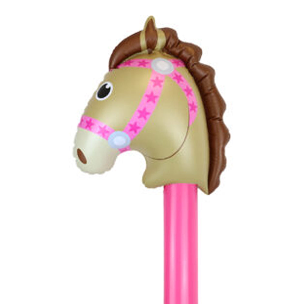 Inflatable Hobby Horse - 3 Assorted Designs - 118cm - Each – Party Packs