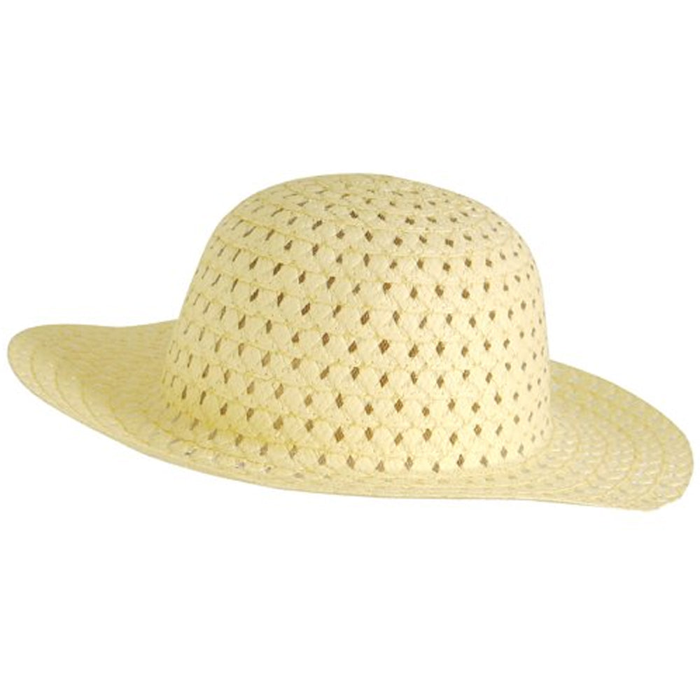 Child's Straw Easter Bonnet Hat – Party Packs