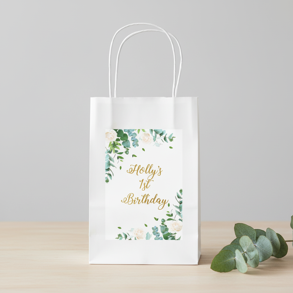 Personalised Party Bags | Custom Name & Age Favour Bags | Party Packs