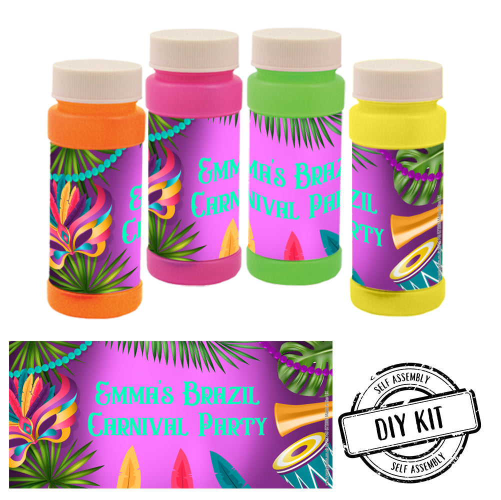 Personalised Bubbles - Carnival - Pack of 8 | Party Packs