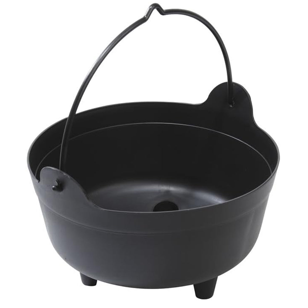 Large Black PVC Cauldron - 24cm x 19cm – Party Packs