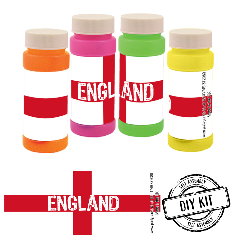 England Flag Bubbles - Pack of 8 – Party Packs