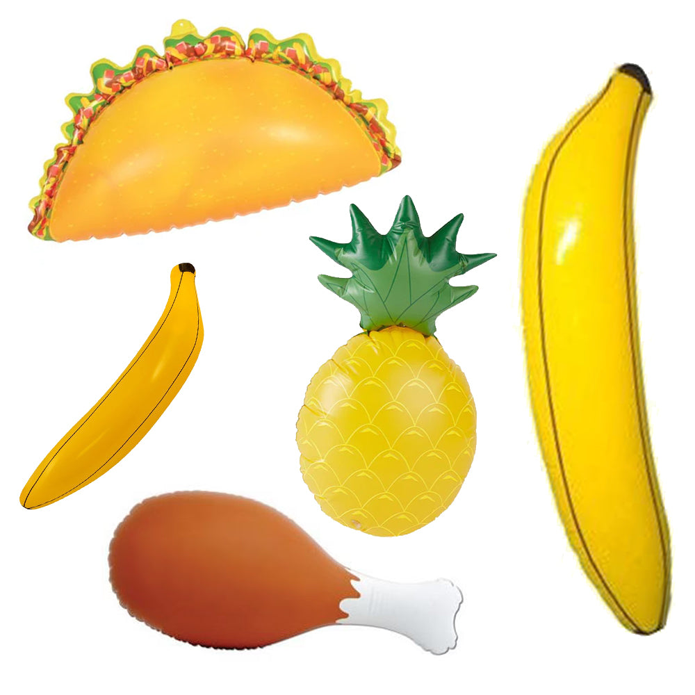 Food Themed Inflatables - Pack of 5 – Party Packs