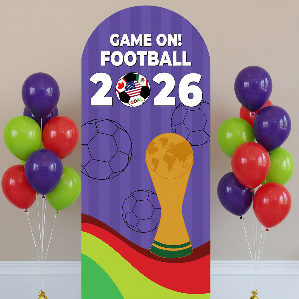 2026 FIFA World Cup Multi Country Flag Bunting 2.4m | Party Packs