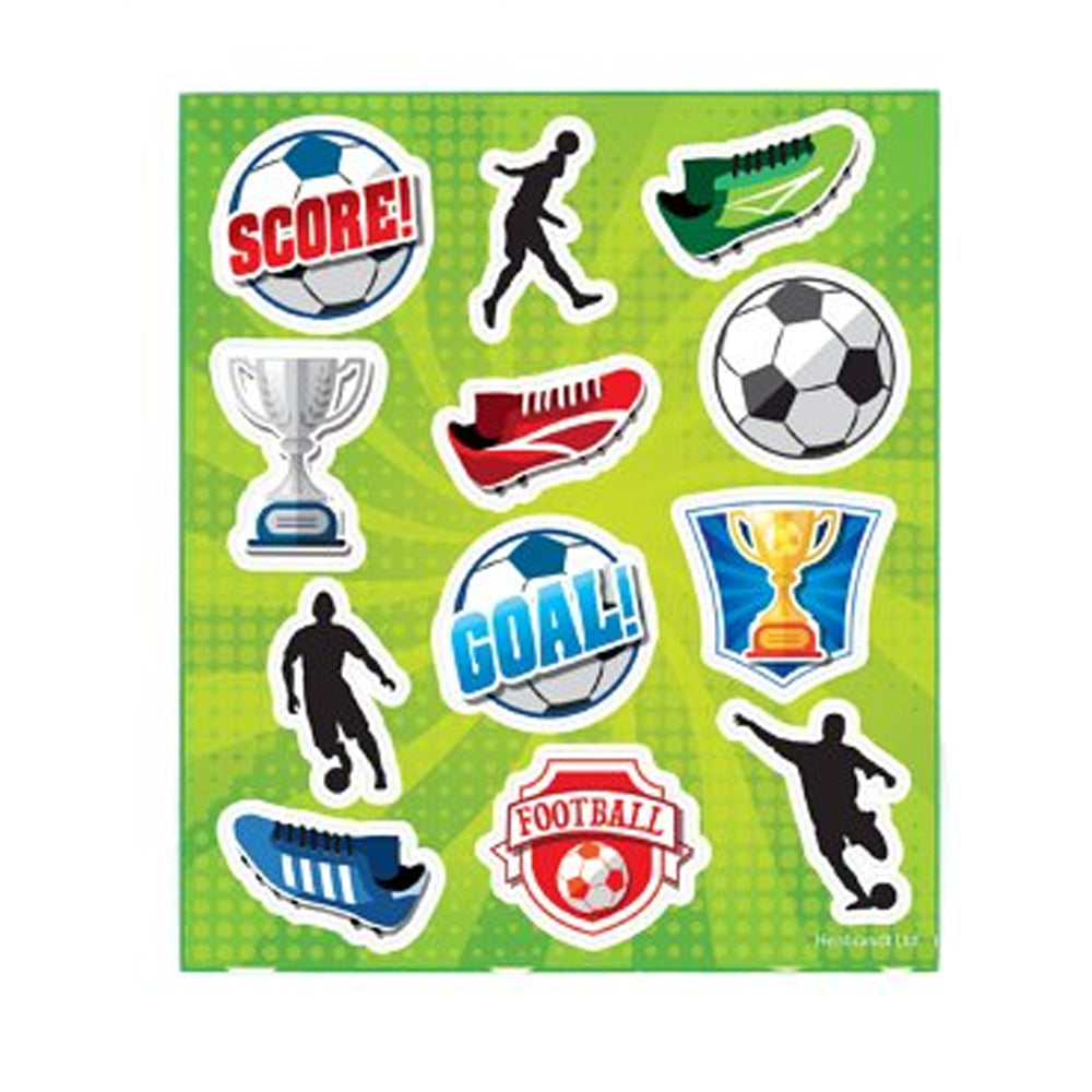 Football Stickers - Assorted - 11.5cm- Each – Party Packs