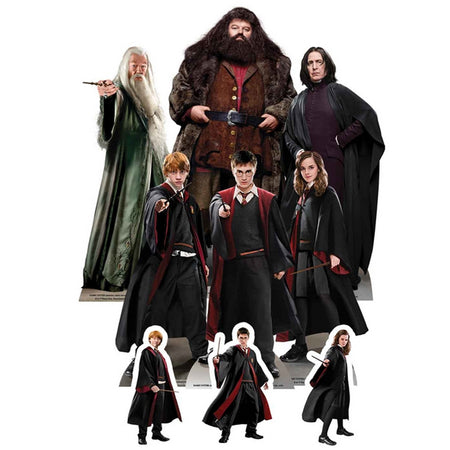 Hary Potter Characters Tabletop Mini Cutouts - Pack of 9 | Party Packs