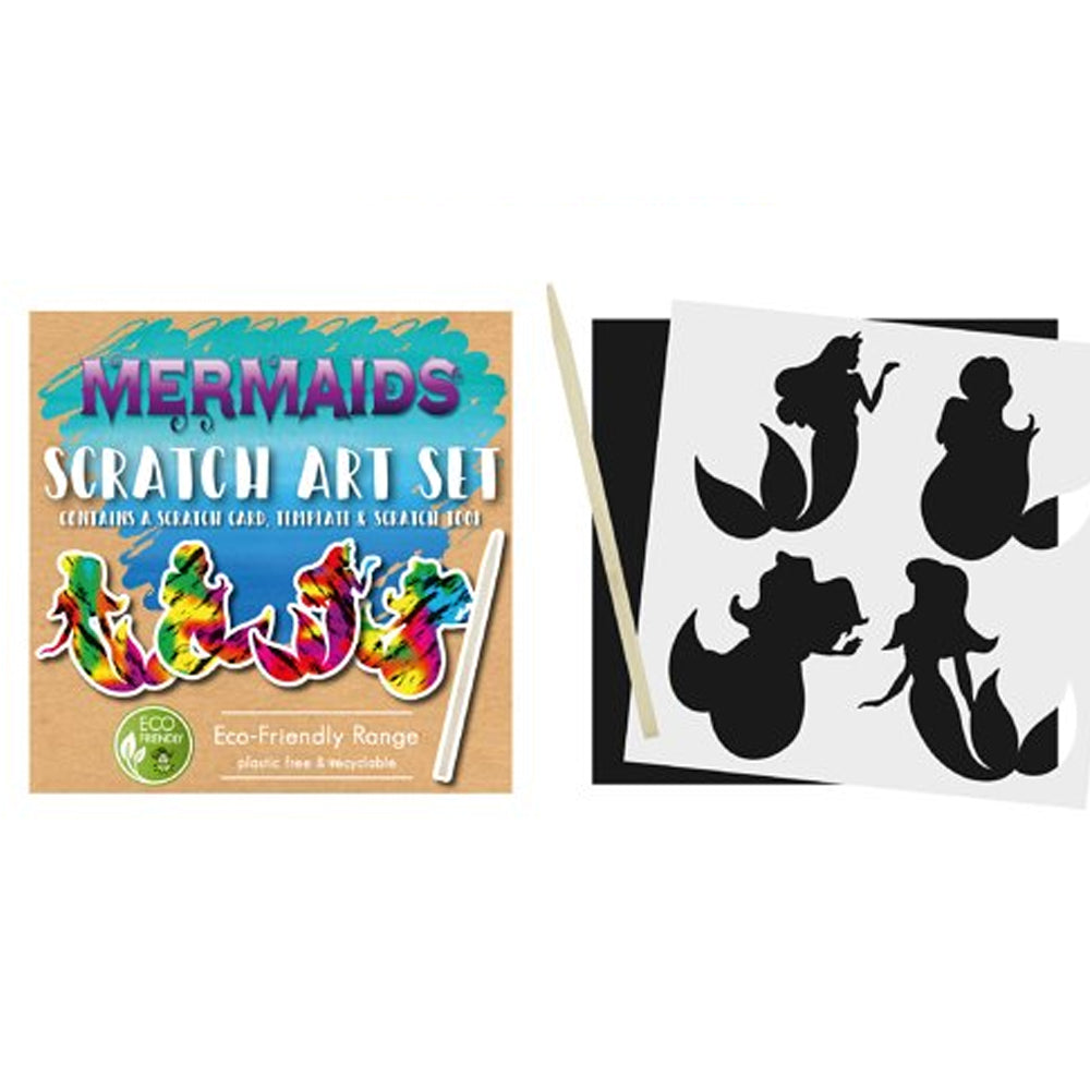 Mermaid Mini Scratch Art - Plastic Free – Party Packs
