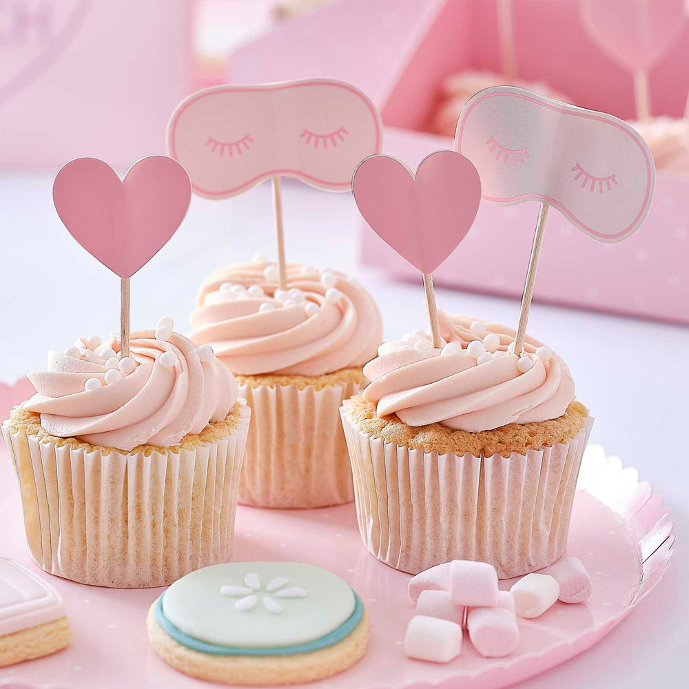 Pamper Party Cupcake Toppers - Pack of 12 – Party Packs