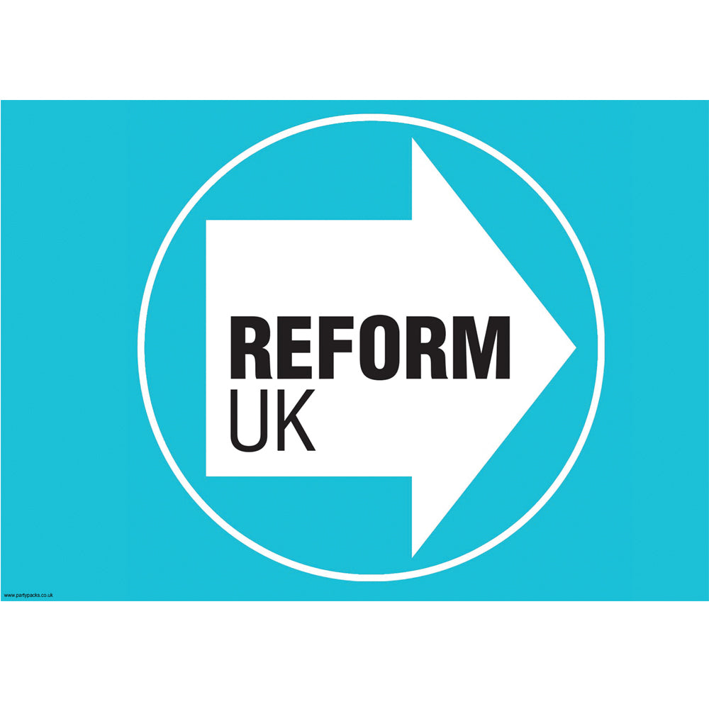 Reform Party Poster Decoration - A3 – Party Packs