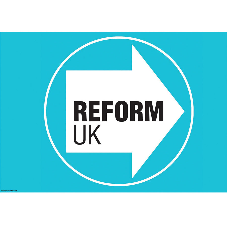 Reform Party Poster Decoration - A3 – Party Packs