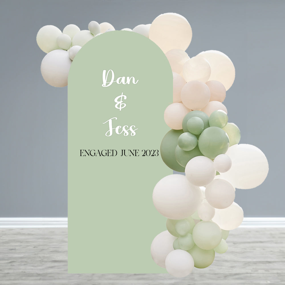 Personalised Sage Green Sailboard Message Cardboard Cutout Sign – Party ...