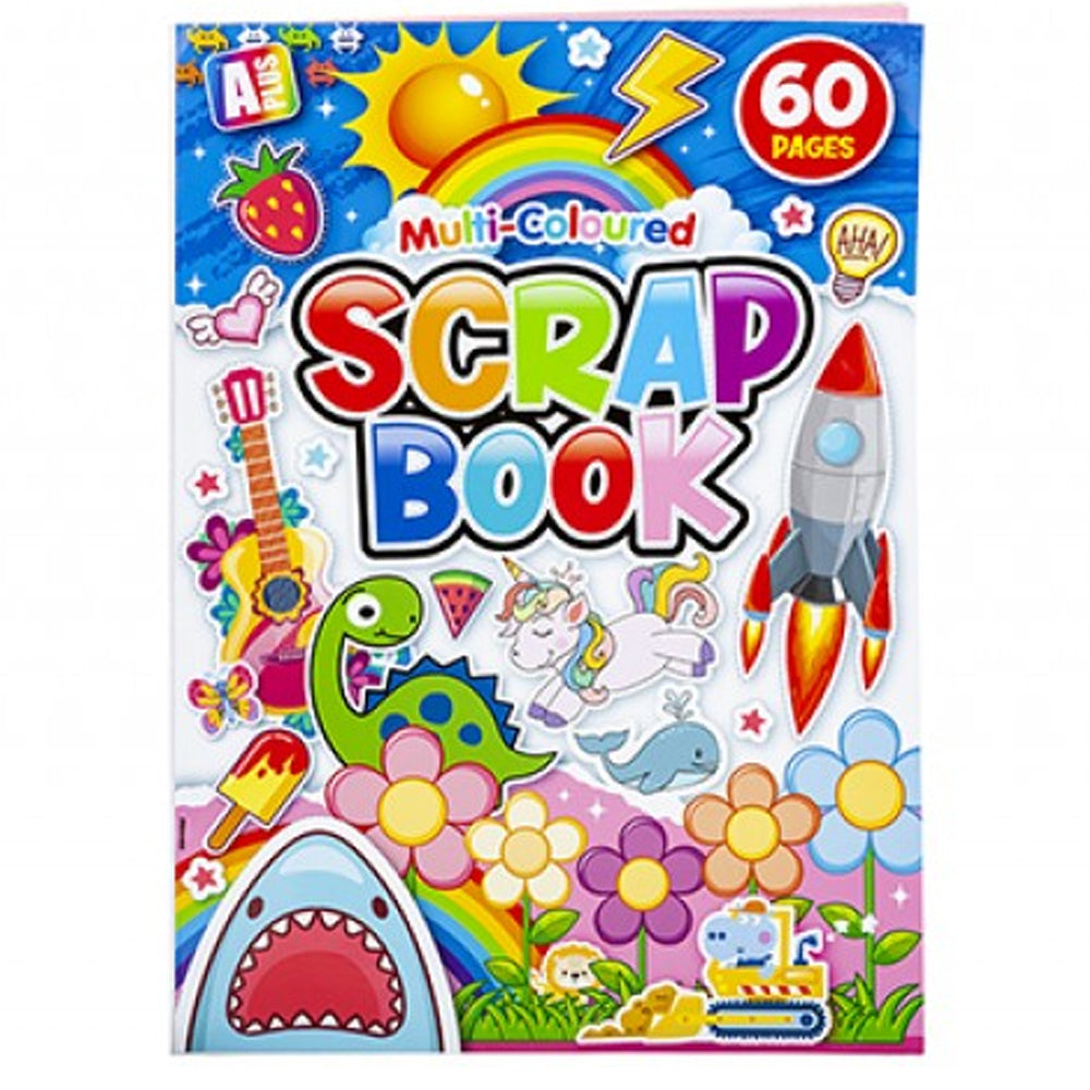 60-Page Coloured Paper Scrap Book - A3 – Party Packs