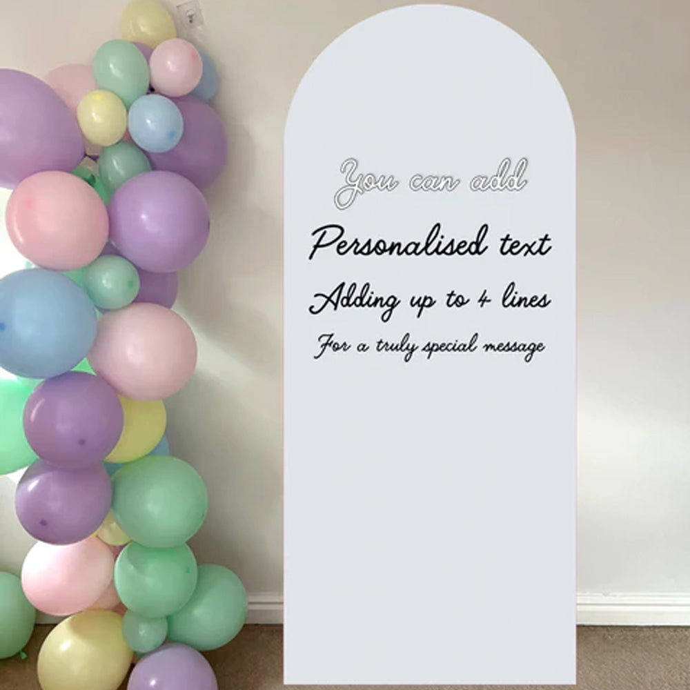 Personalised Silver Blue Sailboard Message Cardboard Cutout Sign ...