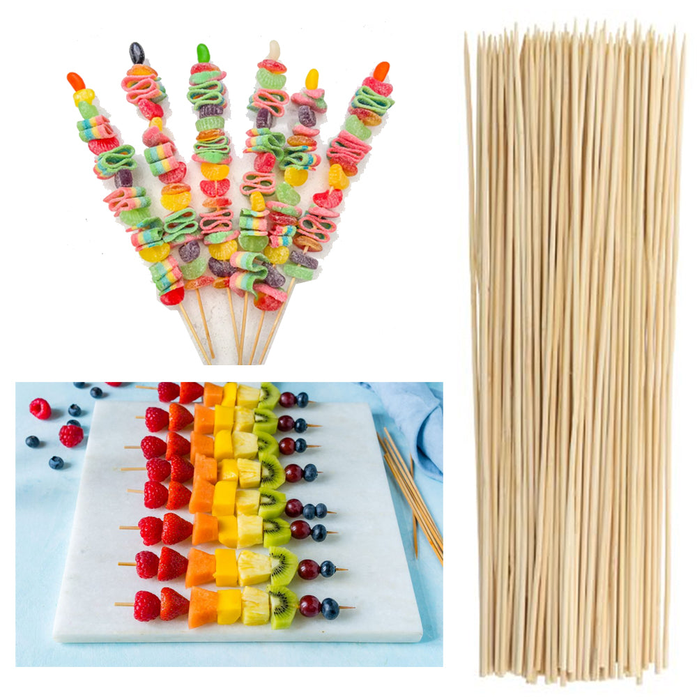 Bamboo Skewer Sticks - 30cm - Pack of 100 – Party Packs