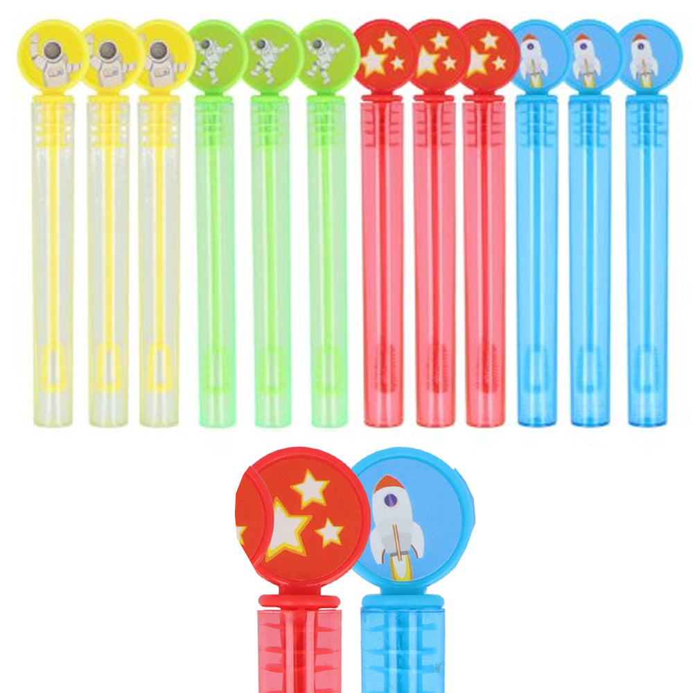 Space Mini Party Bubbles - 4ml - Assorted Colours - Pack of 12 – Party ...