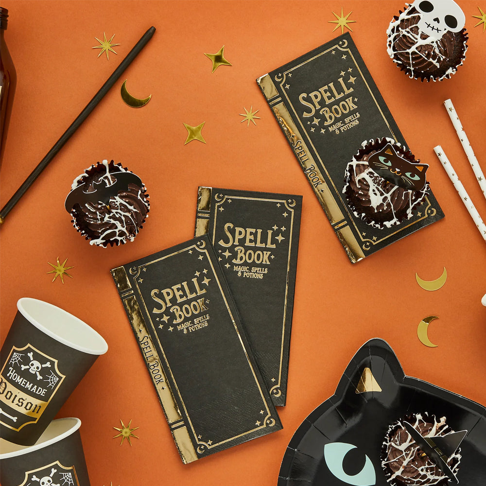 Spell Book Paper Napkins - Pack of 16 – Party Packs