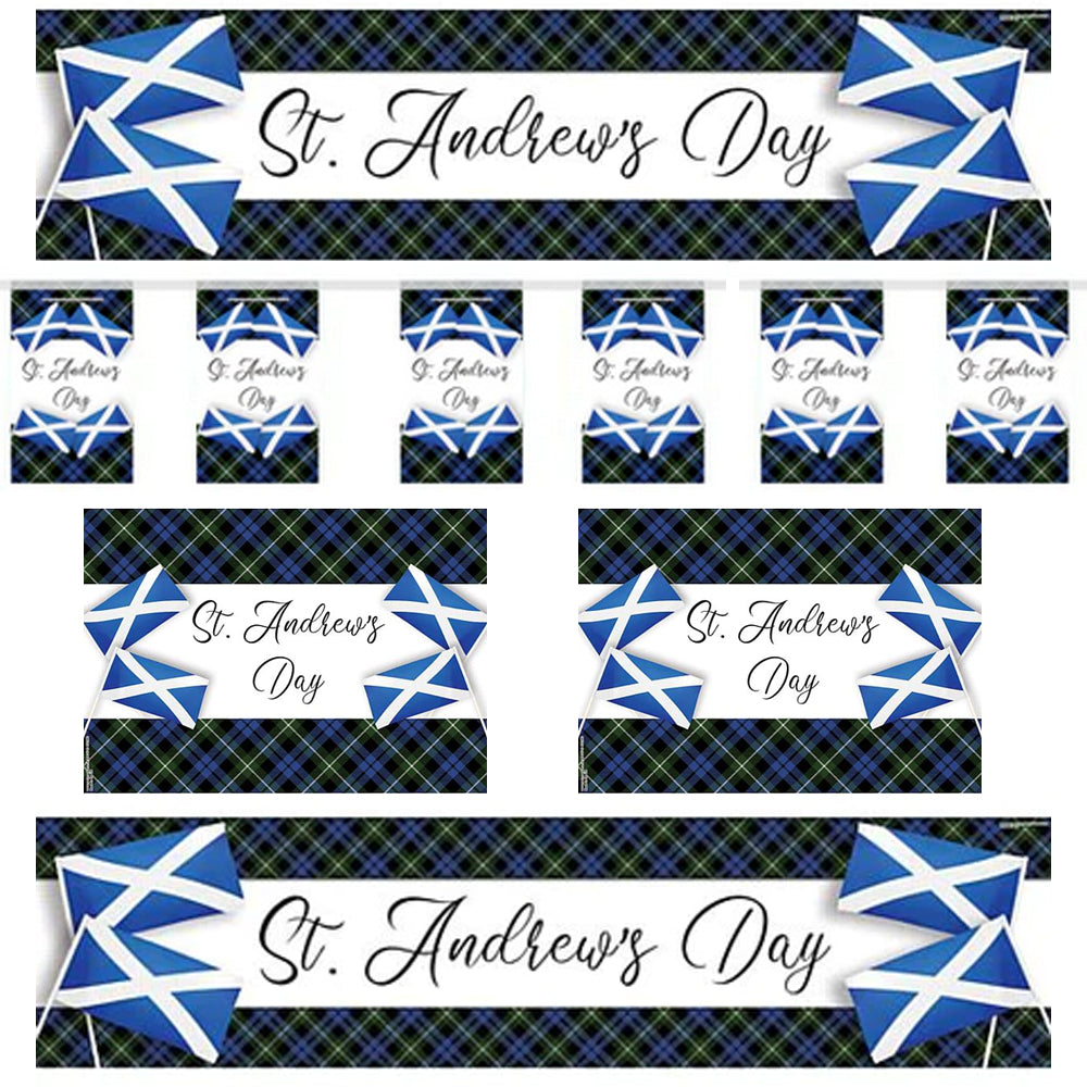 St Andrew's Day Decoration Pack - Paper – Party Packs