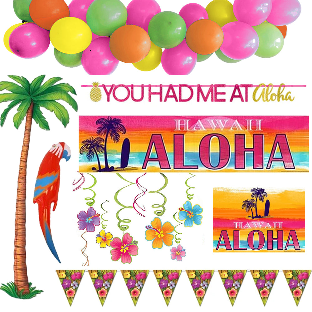 Tropical Beach Party Decoration Pack – Party Packs