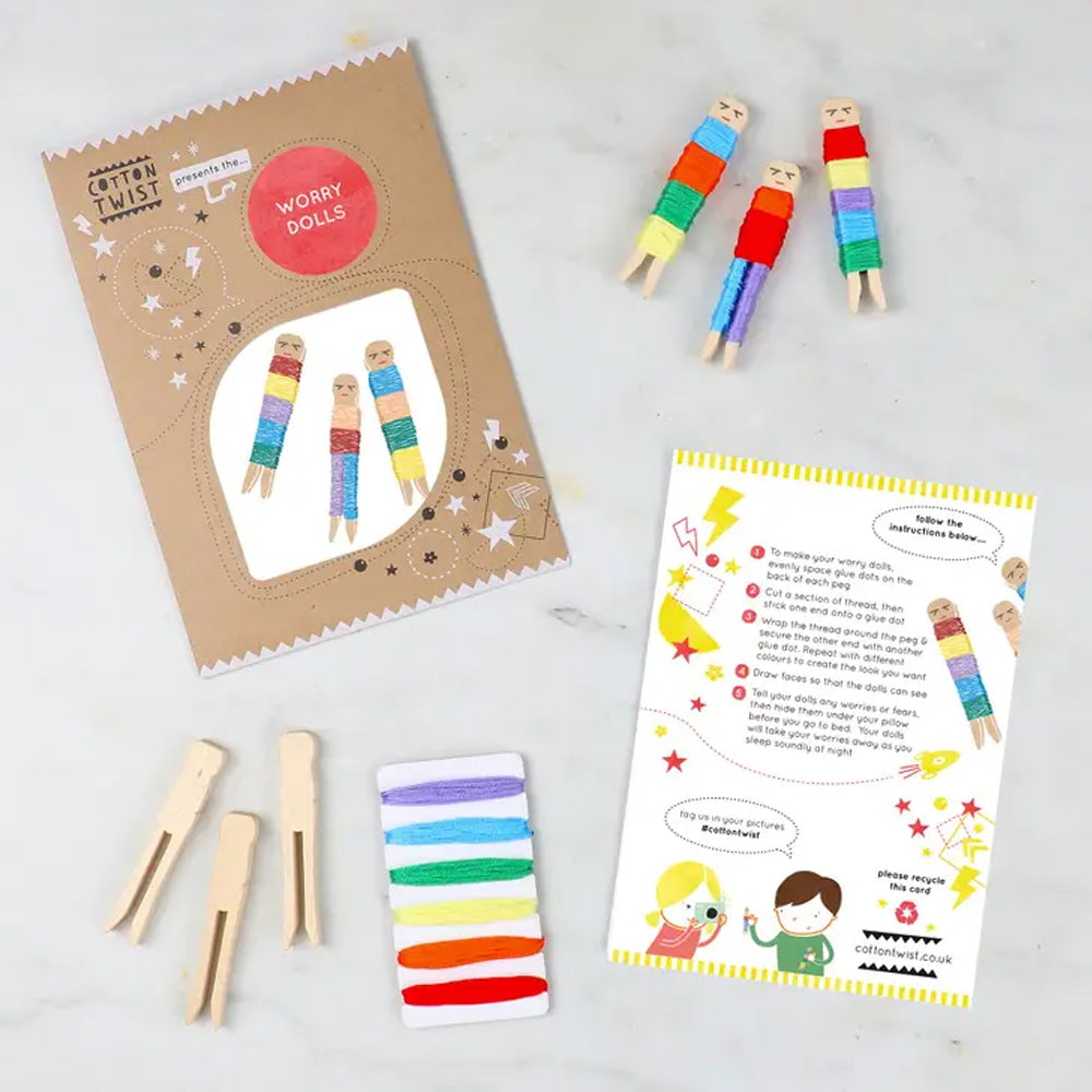 Make Your Own Worry Dolls Kit - Plastic Free – Party Packs