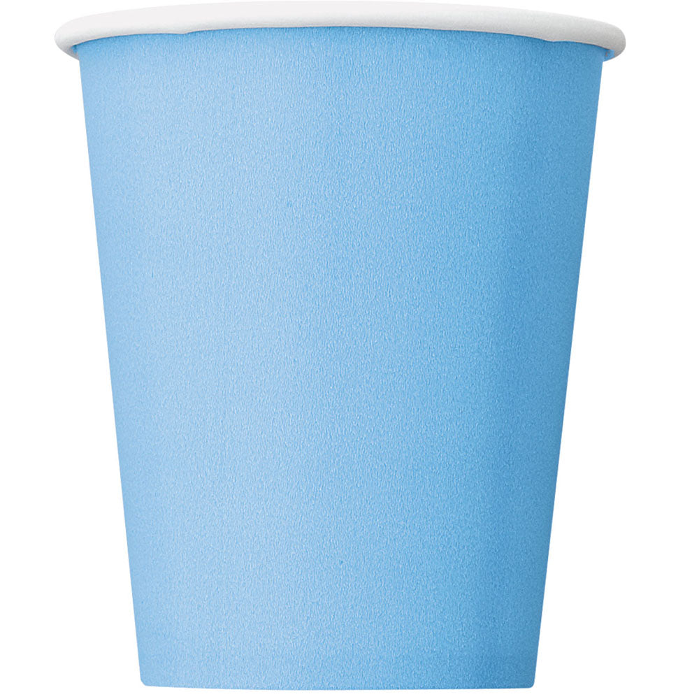 Light Blue Cups 266ml (each) – Party Packs