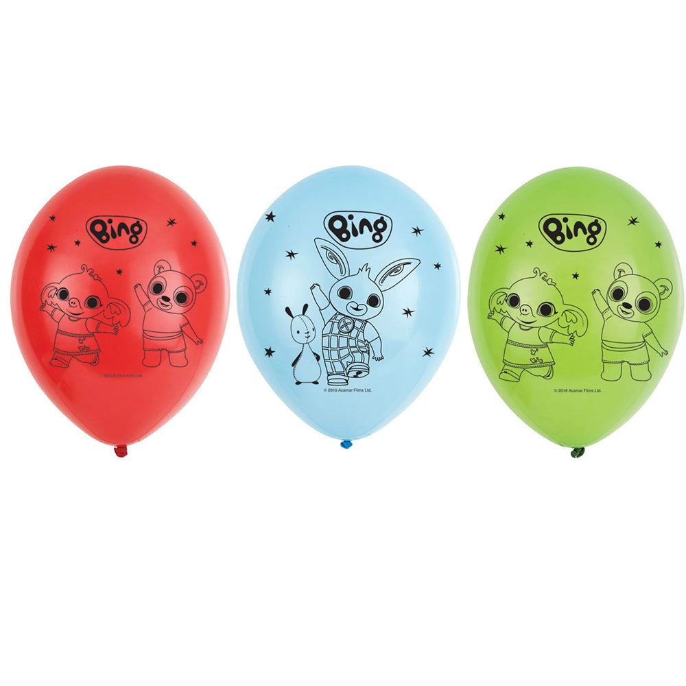 Bing Latex Balloons - 11" - Pack of 6 – Party Packs