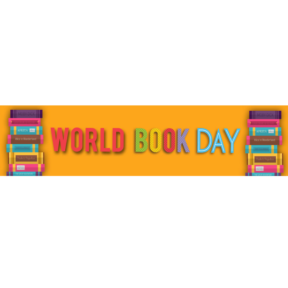 World Book Day Paper Banner - 1.2m – Party Packs