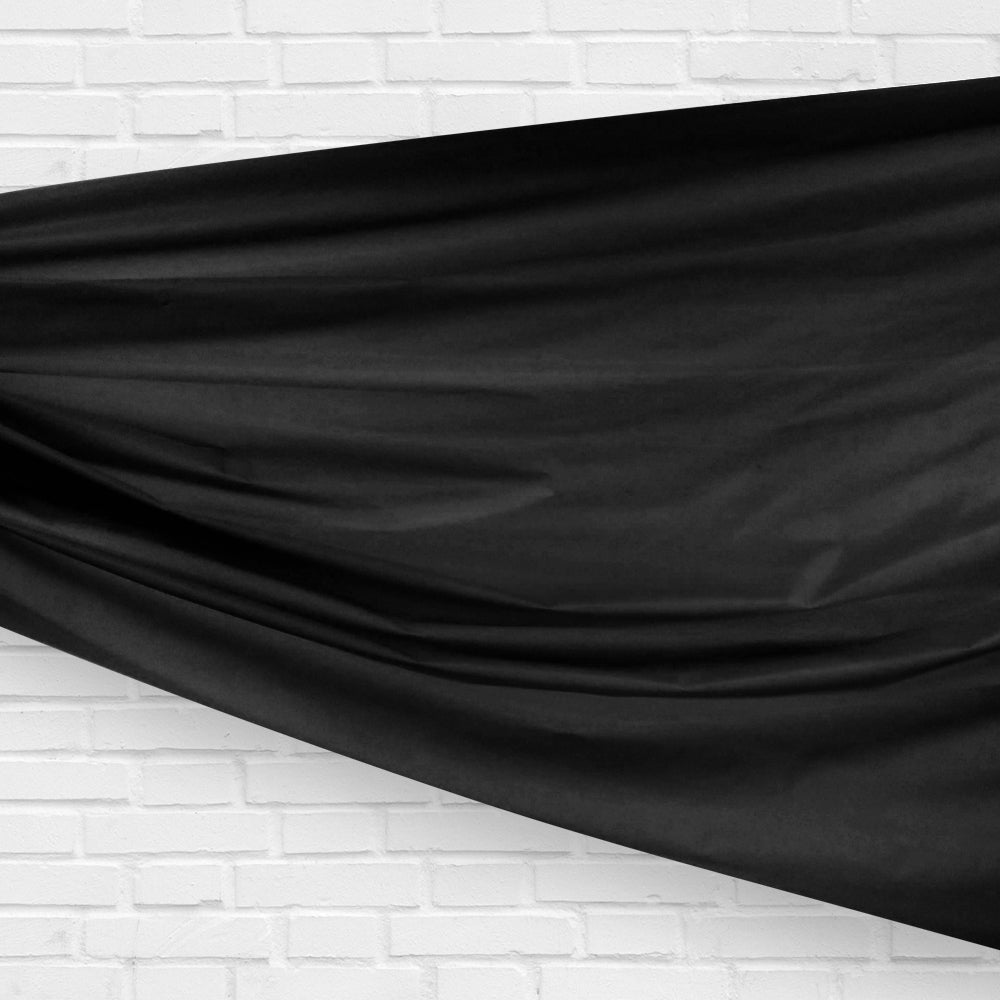 Black Plastic Drape - 30.5m – Party Packs