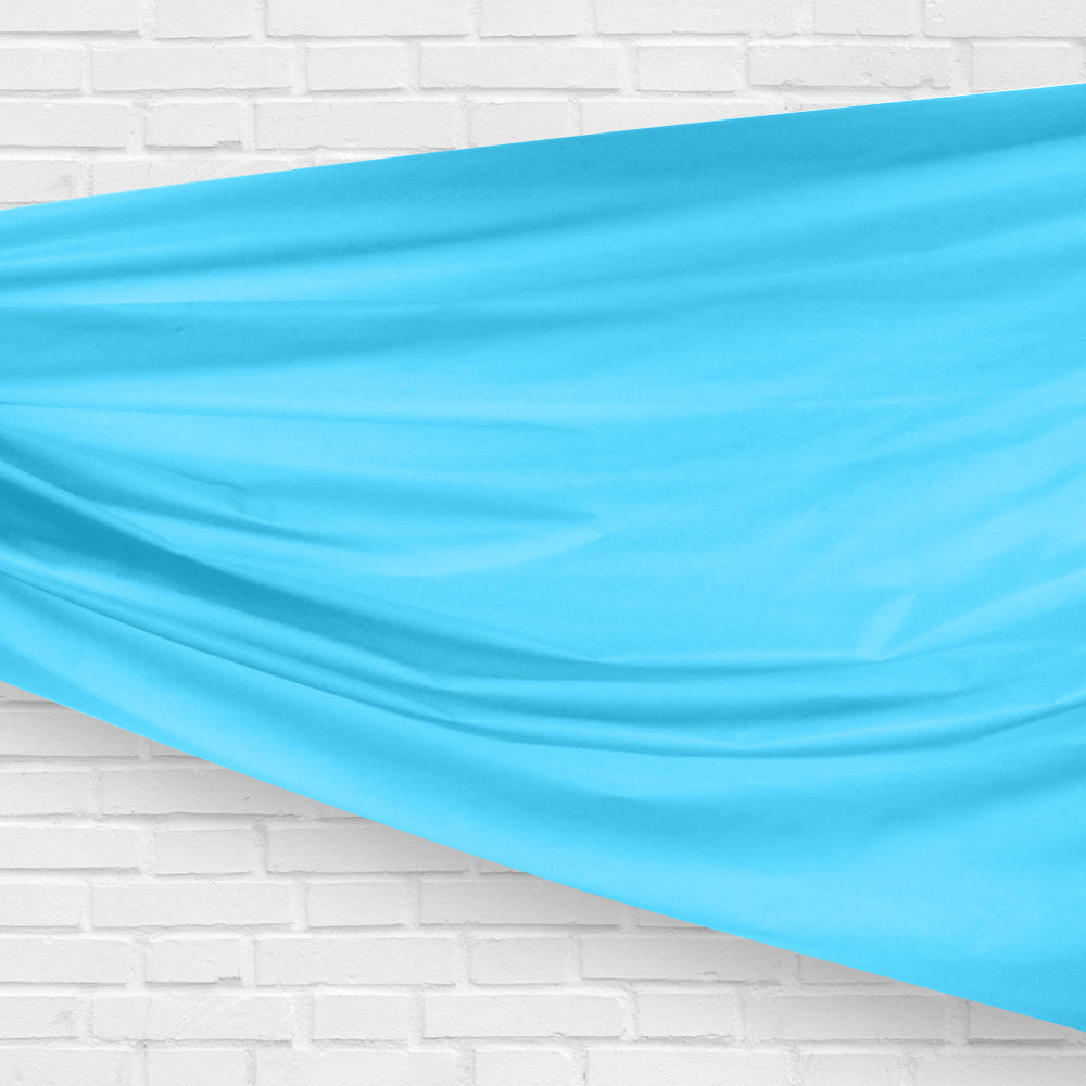 Turquoise Plastic Drape - 30.5m – Party Packs