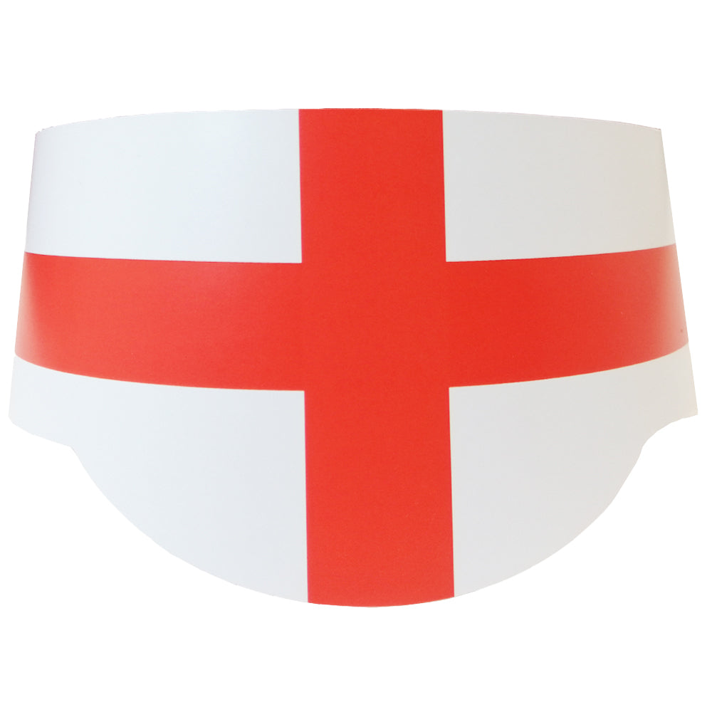 England Flag Card Peak Hat - England Party Supplies | Party Packs
