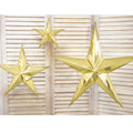 Gold Star Hanging Decoration 30cm | Party Packs UK