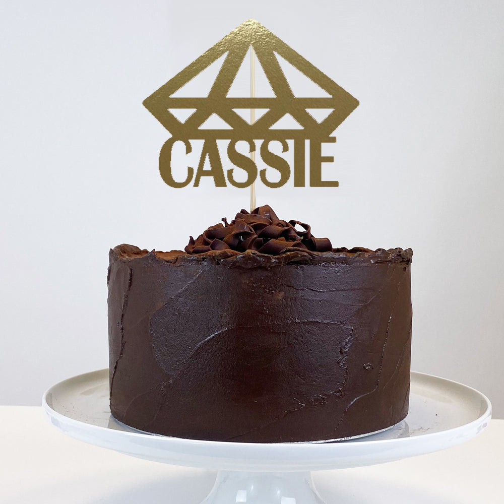 Personalised Gatsby Cake Topper - Each | Party Packs