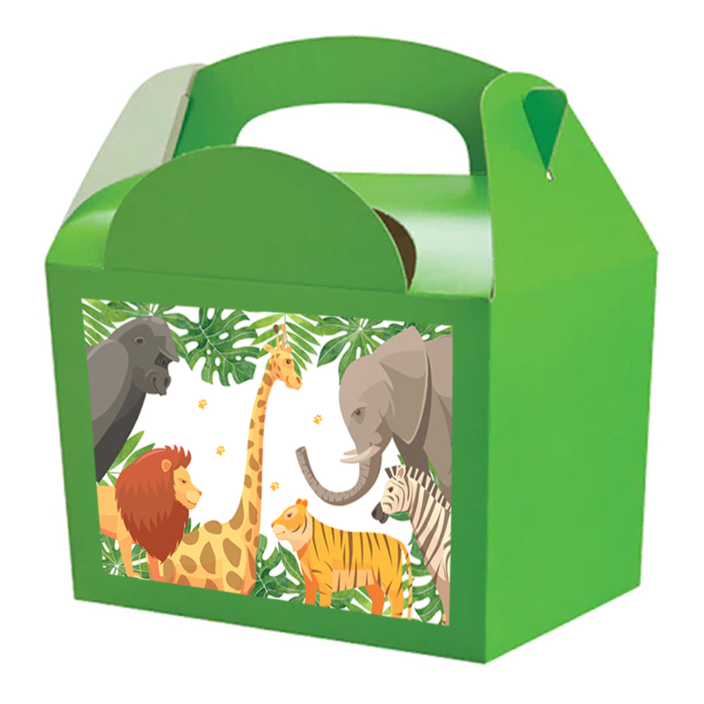Jungle Animals Foodboxes - Pack of 4 – Party Packs
