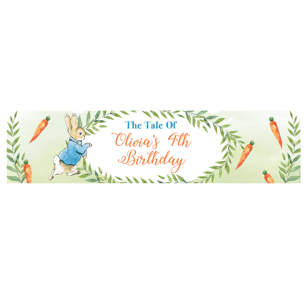 Peter Rabbit Banner Neşeli Günlerim Peter Rabbit Rabbit Themed ONE