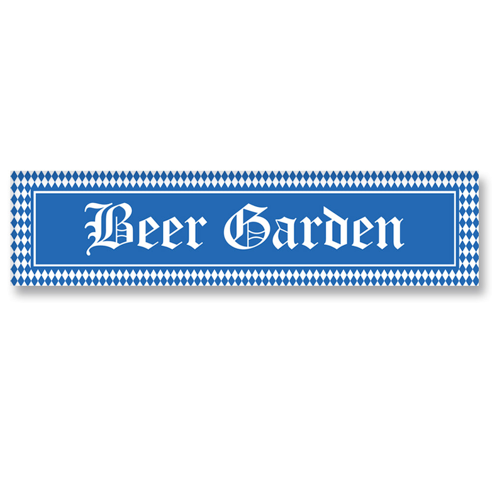 Oktoberfest Beer Garden Sign Banner - Decorations | Party Packs