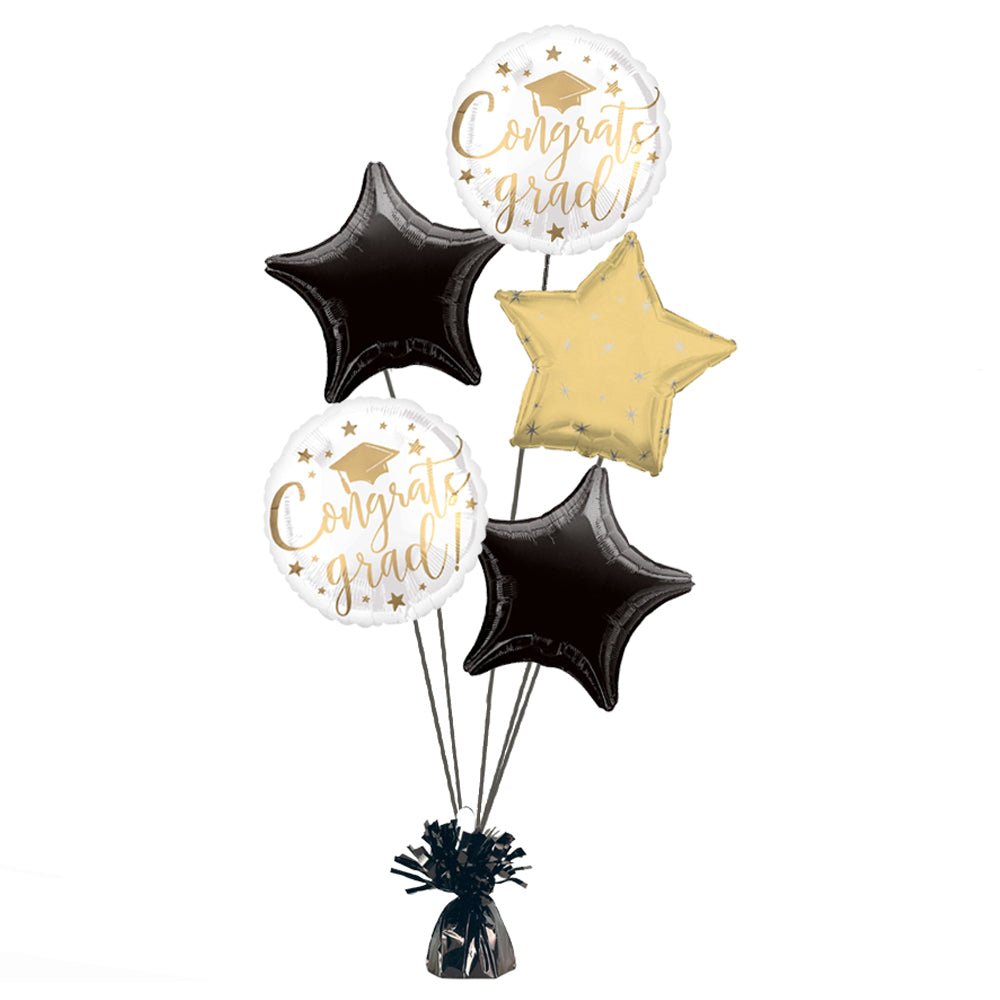 Congrats Grad Balloon Bouquet Kit - Uniflated – Party Packs
