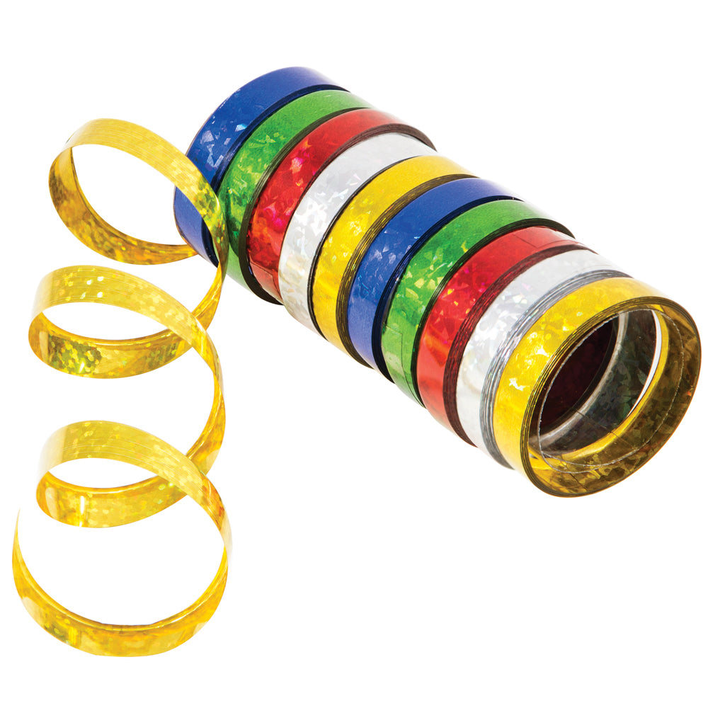 Holographic Streamers - Multicoloured - 10 Throws – Party Packs