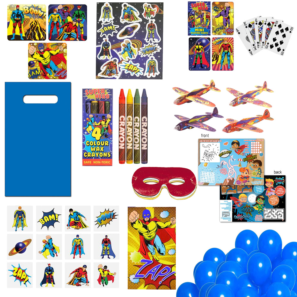 Children's Superhero Party Pack For 100 Children – Party Packs