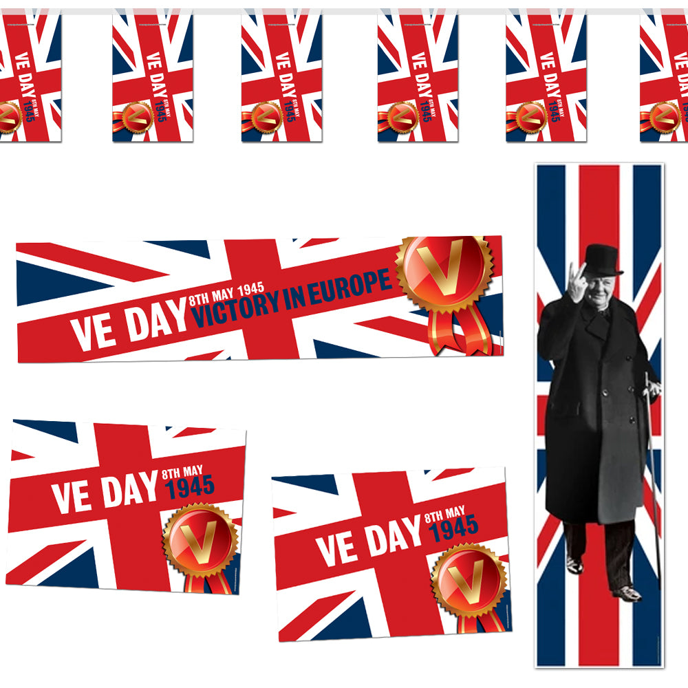 VE Day Union Jack Decoration Party Pack – Party Packs